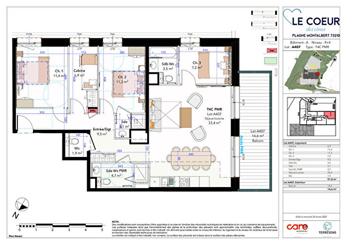 Appartement à vendre - Valezan - 4 pièces - 3 chambres