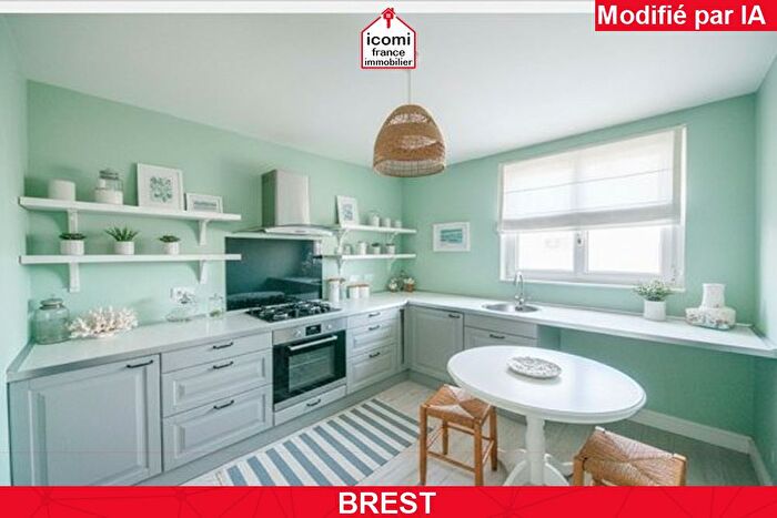 Appartement à vendre - Brest, Bellevue - 5 pièces - 3 chambres