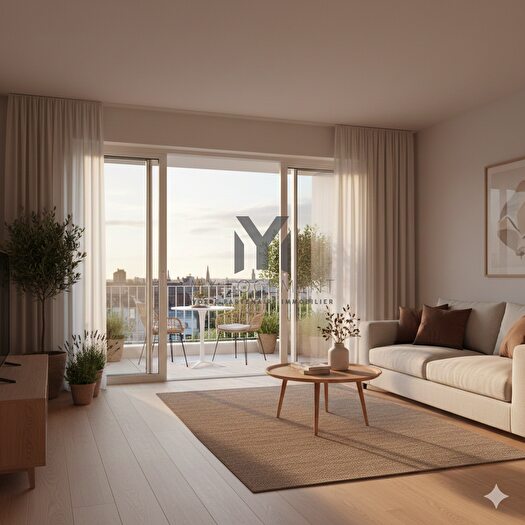 Appartement à vendre - Aix-en-Provence, Saint-Donat, Les Platanes - 2 pièces - 1 chambre