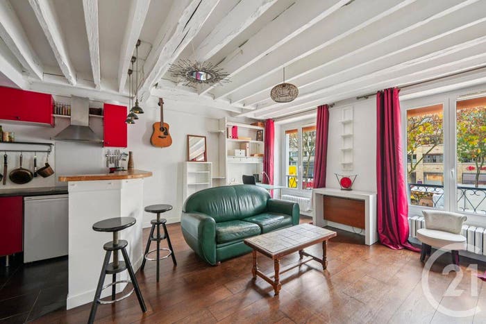 Appartement 1 pièce à Paris 20ème arrondissement, à louer