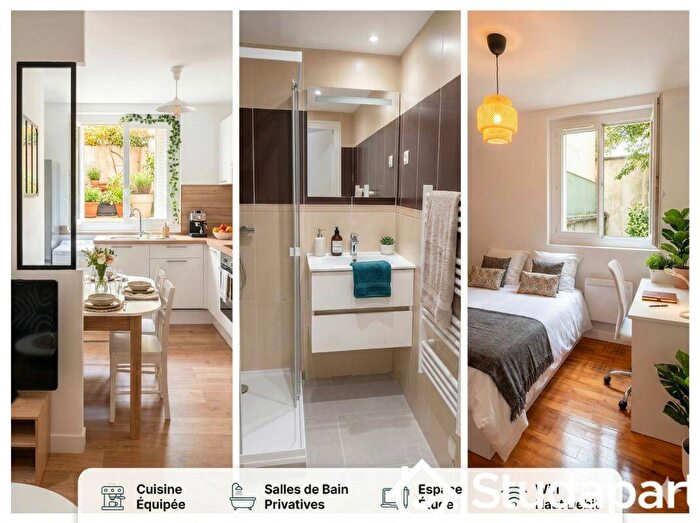 Appartement à louer - Championnet-Caserne de Bonne, Grenoble - 1 pièce - 2 chambres