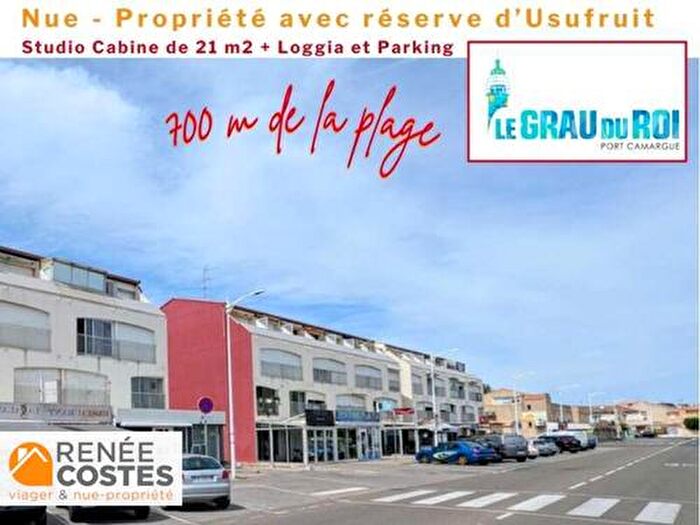 Appartement 1 pièce à vendre - Le Grau-du-Roi, Port Royal, Plage Rive Gauche