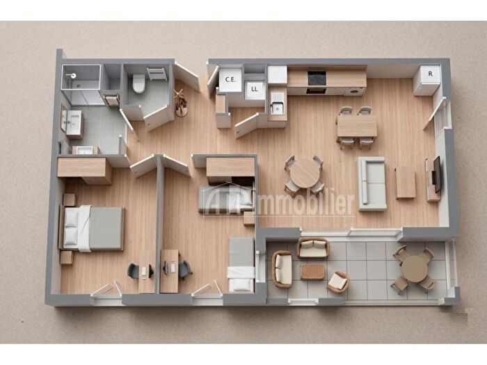 Appartement 3 pièces à vendre - Aix-en-Provence