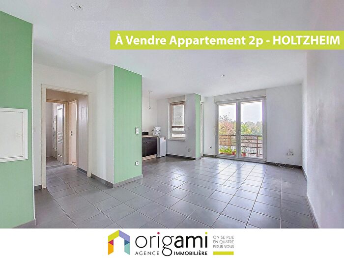 Appartement à vendre - Holtzheim - 2 pièces - 1 chambre