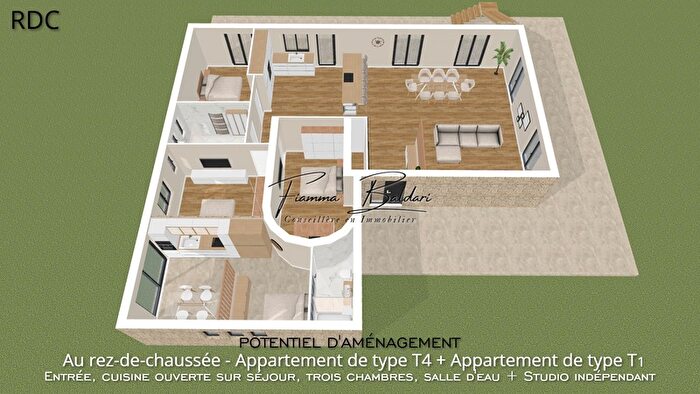 Maison à vendre - Penta-di-Casinca - 7 pièces - 6 chambres