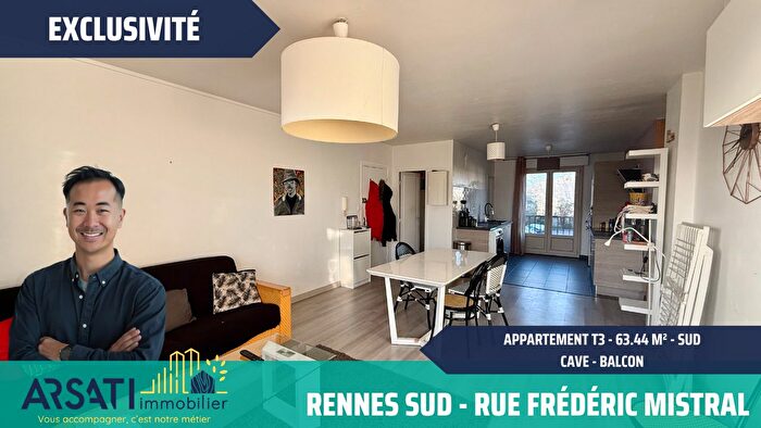 Appartement à vendre - Quartiers Centre, Rennes - 3 pièces - 2 chambres