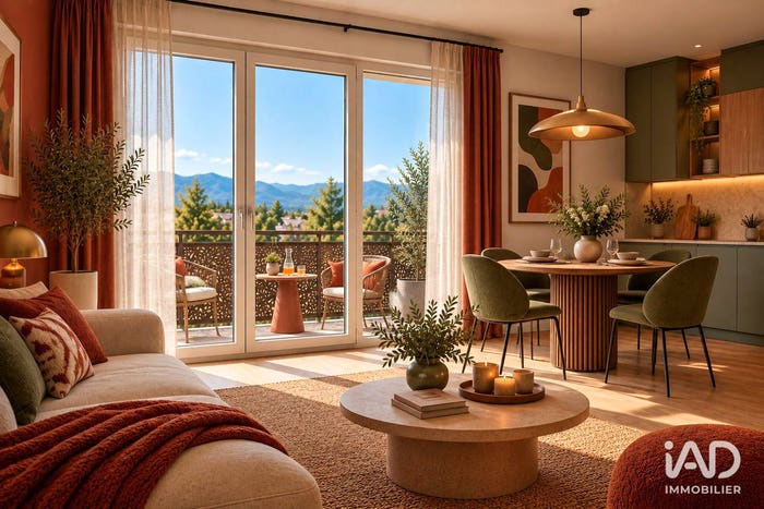 Albertville, Champ de Mars : Appartement 3 pièces à vendre
