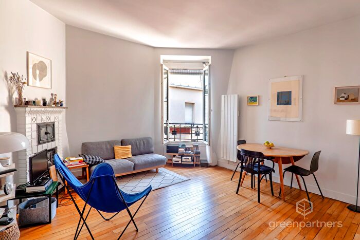 Appartement 3 pièces à Paris 20ème, Père Lachaise, Réunion, à vendre