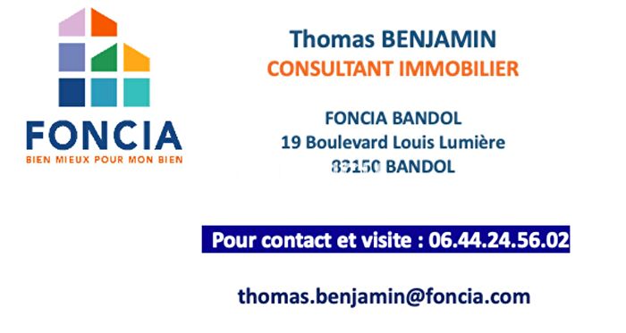 Appartement à vendre - Bandol - 2 pièces - 1 chambre