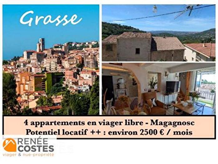 Grasse, Magagnosc, Saint-Mathieu : Maison 2 pièces à vendre