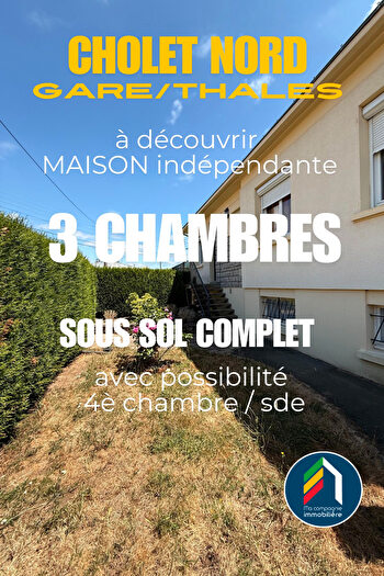Maison à vendre - Cholet - 4 pièces - 3 chambres