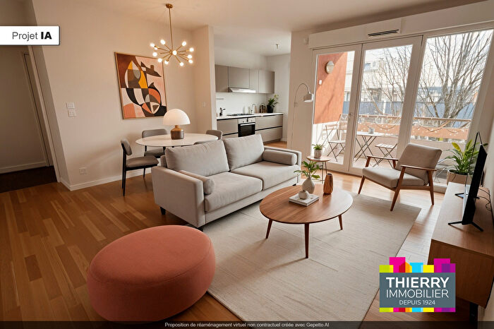 Appartement à vendre - Carquefou, Centre-ville, Charbonneau, Châteaubriand, Bois Saint-Lys - 2 pièces - 1 chambre