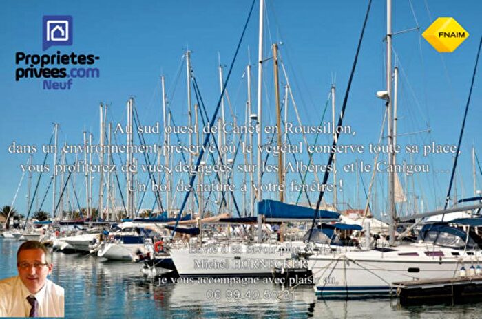 Appartement à vendre - Canet-en-Roussillon, Route de Saint-Nazaire, Les Fontaines, Etang - 3 pièces - 2 chambres