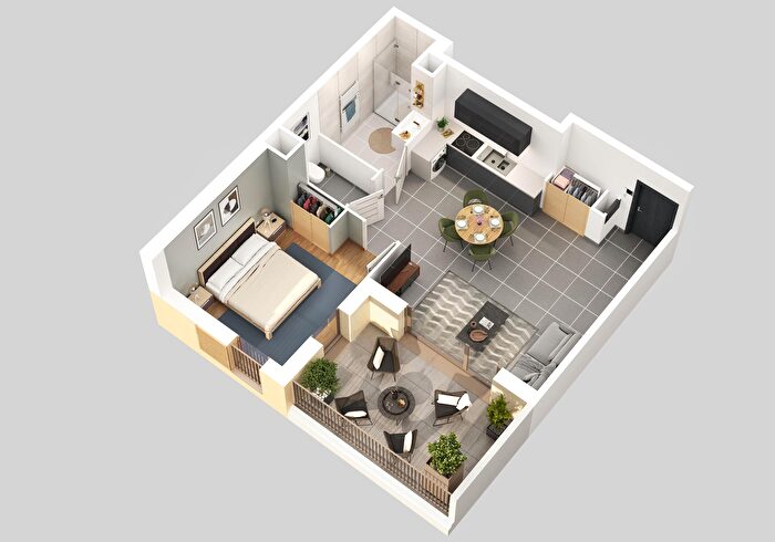 Appartement à vendre - Beaumont-lès-Valence - 2 pièces - 1 chambre