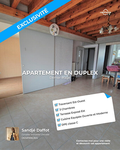 Appartement à vendre - Grenoble, Malherbe, Teisseire - 5 pièces - 3 chambres