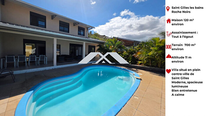 Maison à vendre - Saint-Paul, Saint-Gilles les Bains - 5 pièces - 4 chambres