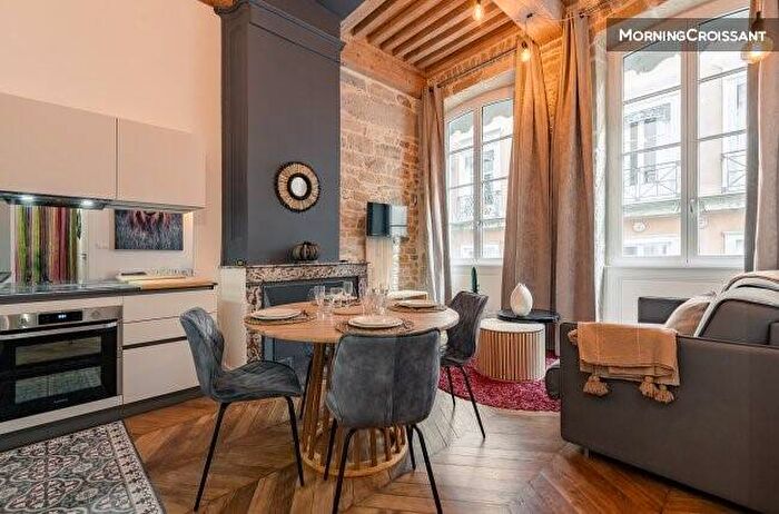 Appartement à louer - Pentes de la croix-rousse, Lyon er arrondissement - 2 pièces - 1 chambre