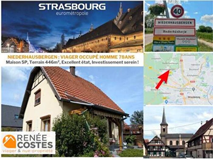 Niederhausbergen - Maison 5 pièces à vendre