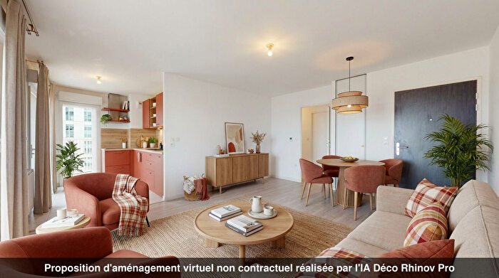 Appartement à vendre - Nantes, Malakoff - 3 pièces - 2 chambres