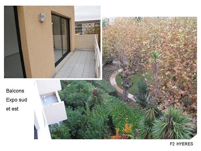 Appartement à louer - Godillot, Hyères - 2 pièces - 1 chambre