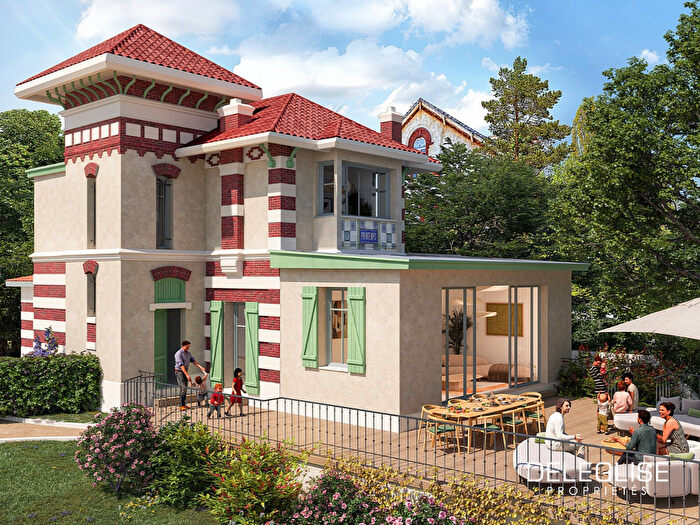 Maison à vendre - Arcachon, Ville dHiver, Parc Mauresque - 4 pièces - 3 chambres