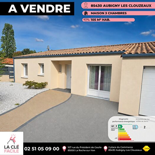 Maison 4 pièces à vendre à Les Clouzeaux