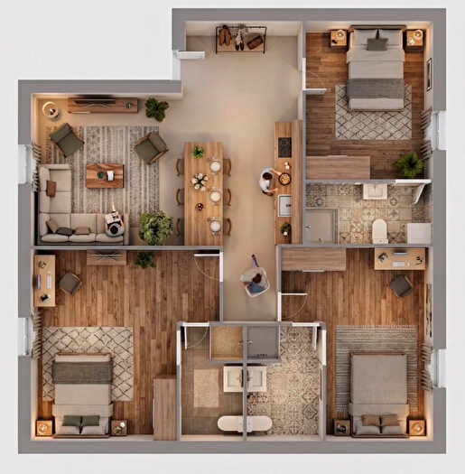 Appartement 4 pièces à vendre à Orléans, Carmes
