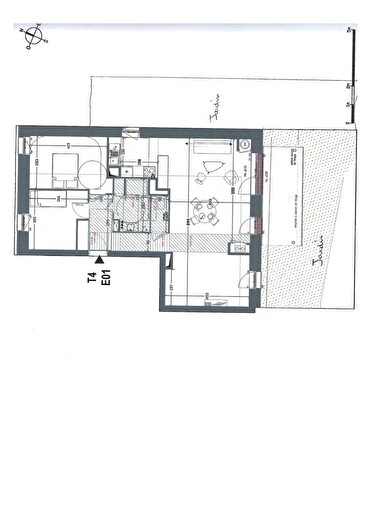 Appartement à vendre - Coupvray - 2 pièces - 2 chambres