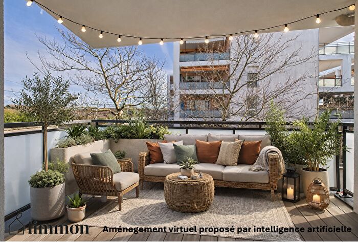 Appartement à vendre - Meyzieu, Centre-ville - 3 pièces - 2 chambres