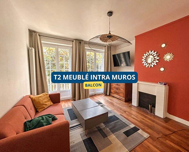 Appartement à louer - Intra Muros, Saint-Malo - 2 pièces - 1 chambre