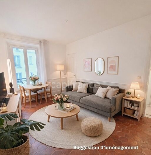 Appartement à vendre - Paris e , Léon-Blum, Folie-Regnault - 2 pièces - 1 chambre