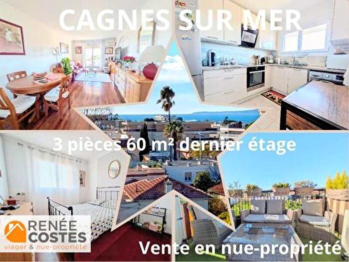 Appartement à vendre - Cagnes-sur-Mer - 3 pièces - 1 chambre