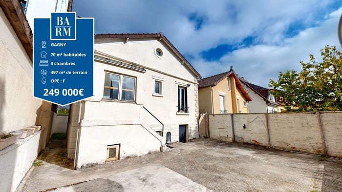 Gagny, Plateau, Franceville - Maison 4 pièces à vendre