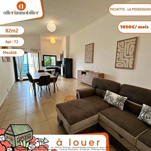 Appartement à louer - La Possession - 3 pièces - 2 chambres