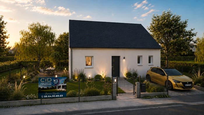 Maison 4 pièces à vendre à Rouziers-de-Touraine
