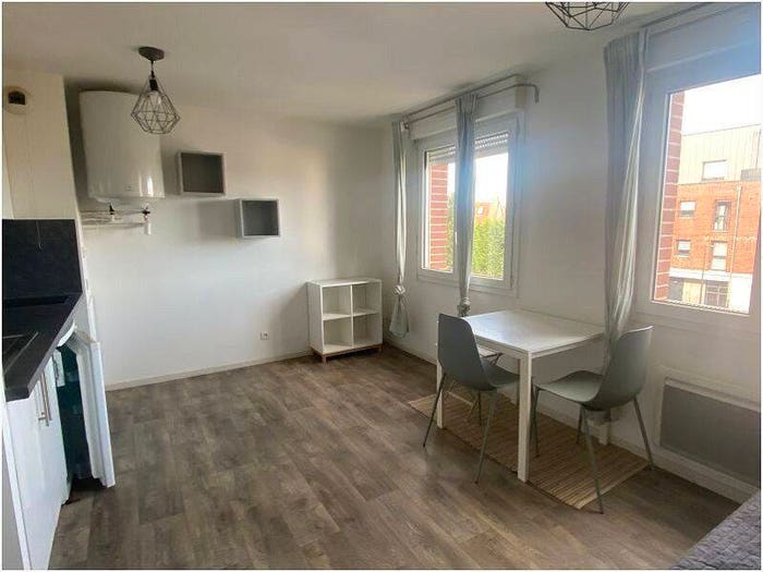 Cinq Bonniers, Faches-Thumesnil : Appartement 1 pièce à louer