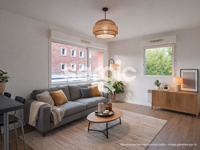 Appartement à vendre - Tourcoing, Centre-ville - 2 pièces - 1 chambre