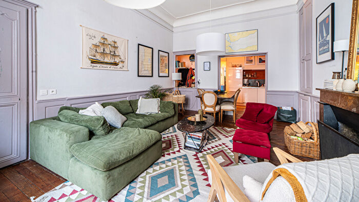 Appartement à vendre - Nantes, Centre-ville - 3 pièces - 2 chambres