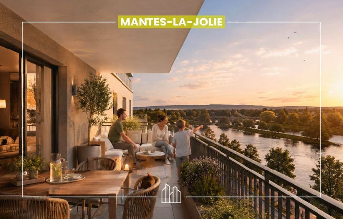 Mantes-la-Jolie, Centre-ville - Maison 2 pièces à vendre