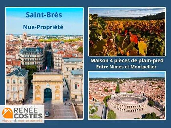 Maison à vendre - Saint-Brès - 4 pièces - 3 chambres