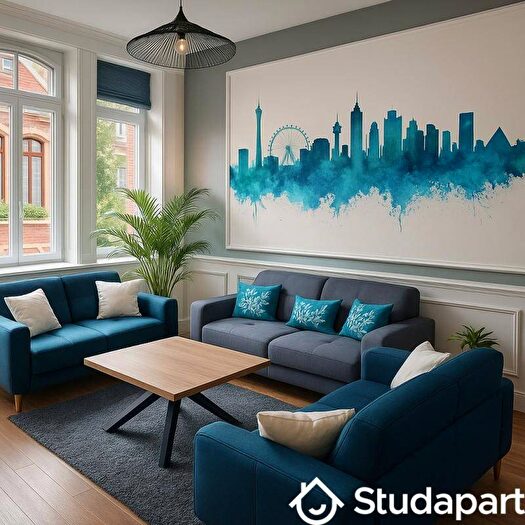 Appartement à louer - Moulin-Poterie, Roubaix - 1 pièce - 1 chambre