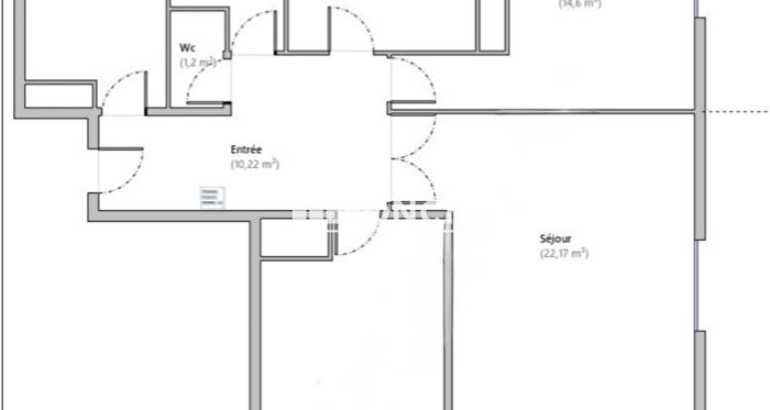 Appartement à vendre - Valence, Faventines - 4 pièces - 3 chambres