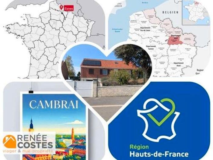 Maison 6 pièces à vendre - Cambrai, Esnes, Guise