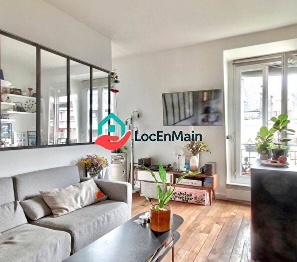 Appartement à louer - Louis Blanc-Aqueduc, Paris ème arrondissement - 2 pièces - 1 chambre