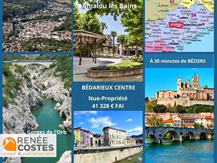 Appartement à vendre - Bédarieux - 3 pièces - 2 chambres