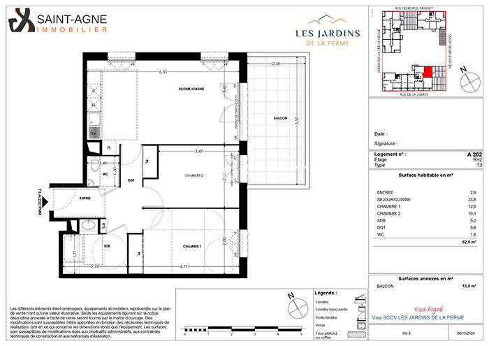 Appartement 3 pièces à Grigny, Grigny, Gare, à louer