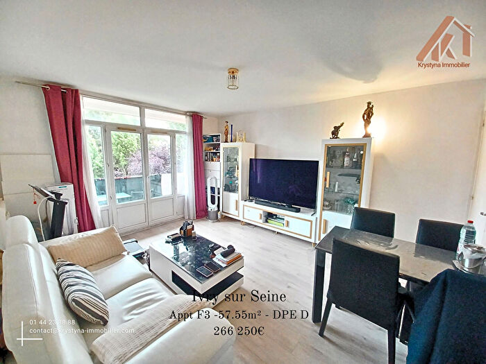 Ivry-sur-Seine, Monmousseau, Verollot - Appartement 3 pièces à vendre