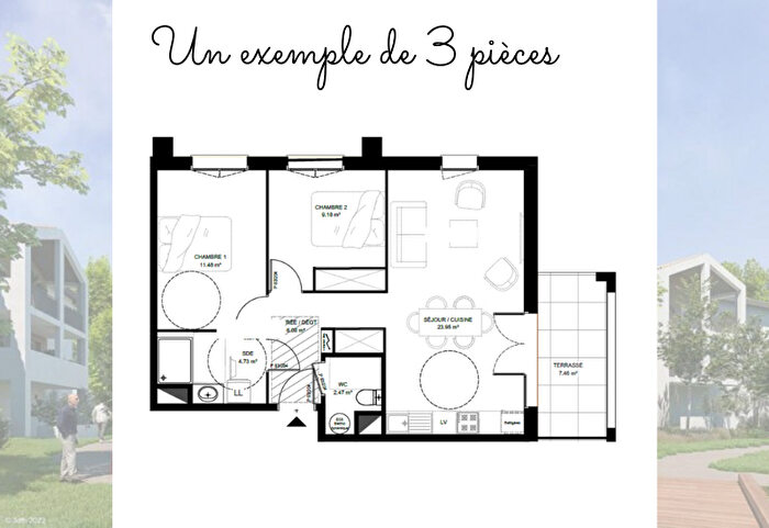 Maisons à vendre et appartements à louer - 3