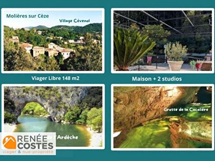 Maison à vendre - Molières-sur-Cèze - 4 pièces - 3 chambres