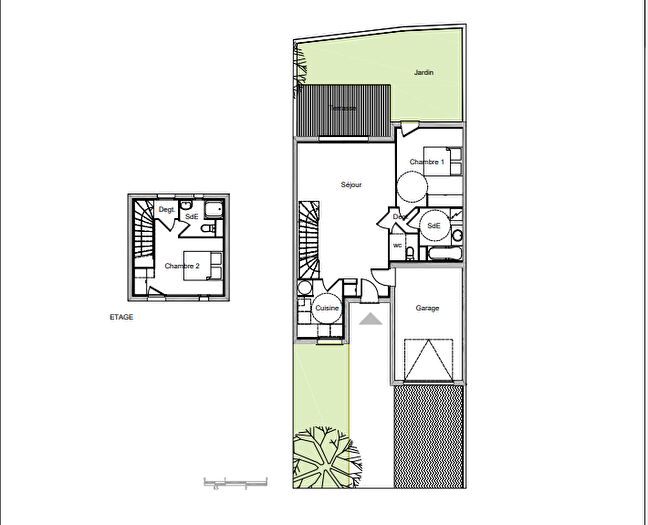 Maison à vendre - Béziers, Perch des Moulins, Font Neuve, Terries - 3 pièces - 2 chambres